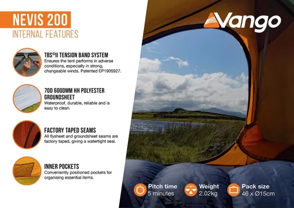 Vango Nevis 200 – Mc's Outdoor Store